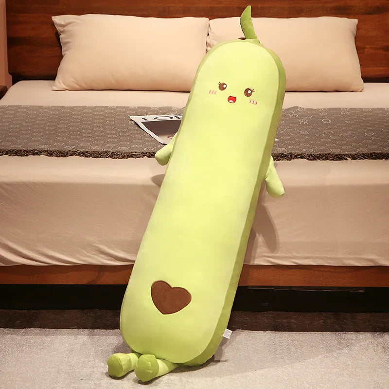 Long Squishy Avocado Pillow – Squishy Plushies
