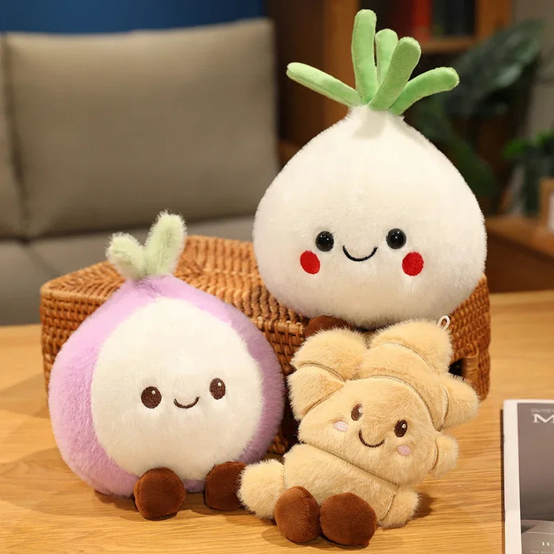 Cute Smiling Vegetable Stuffed Plush Toy – Squishy Plushies
