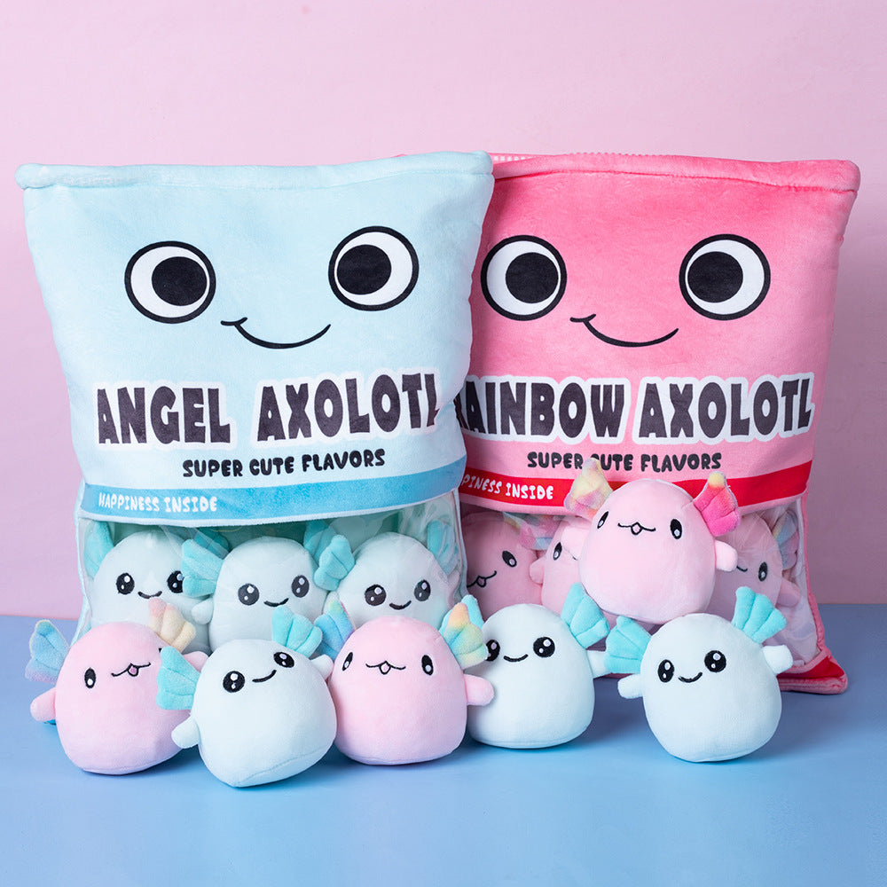 Axolotl Plushie Bag – Squishy Plushies