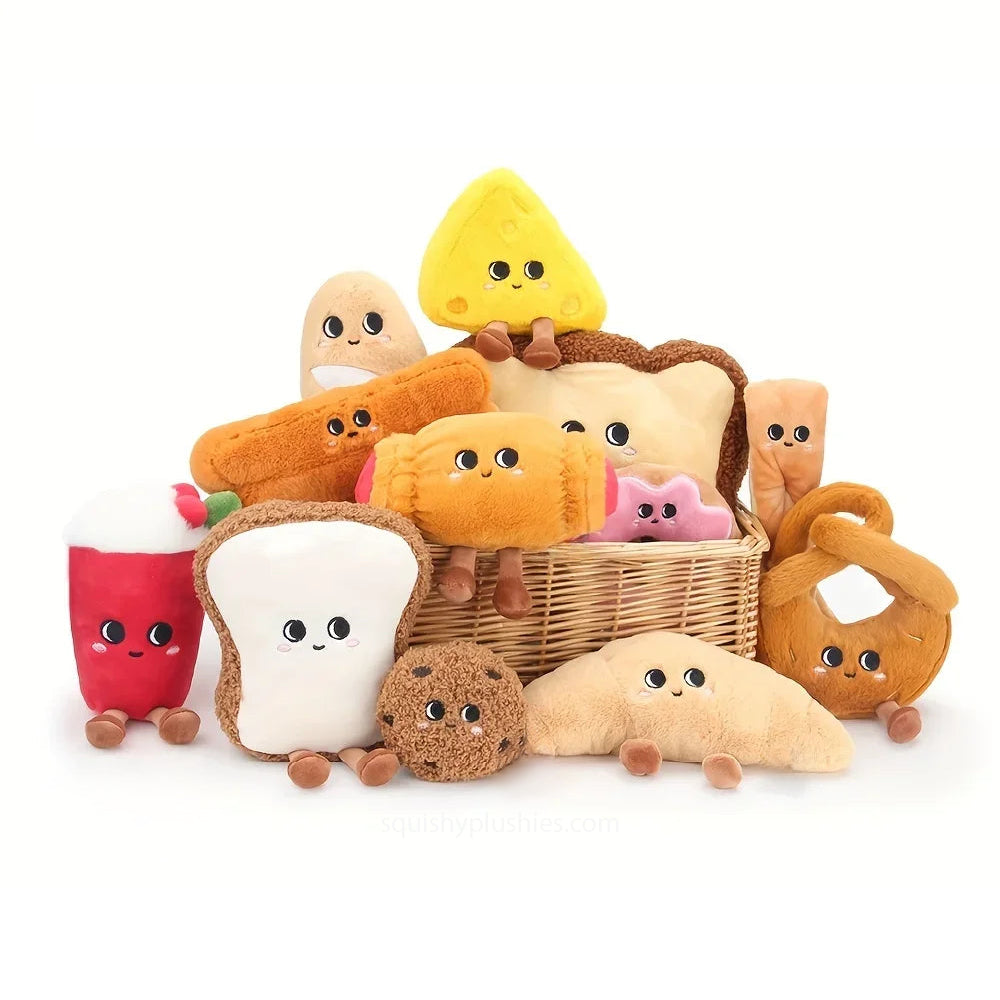 Cute Bakery Treats Collection Plushies - Food Sweet Treats Plush Toys ...