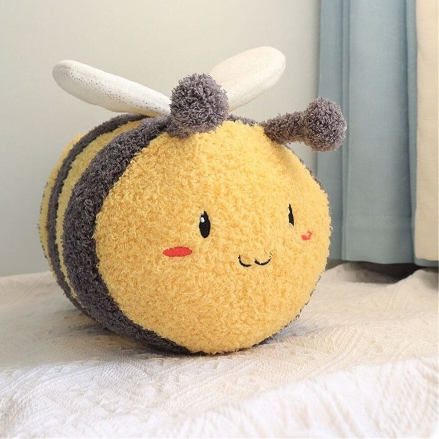 Fuzzy Honeybee Plushie Bee Doll – Squishy Plushies