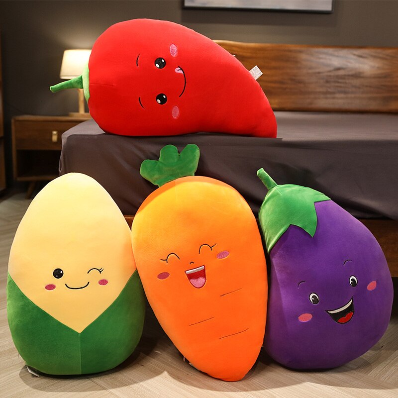 Giant Vegetable Plushie Stuffed Food Plush Toy – Squishy Plushies
