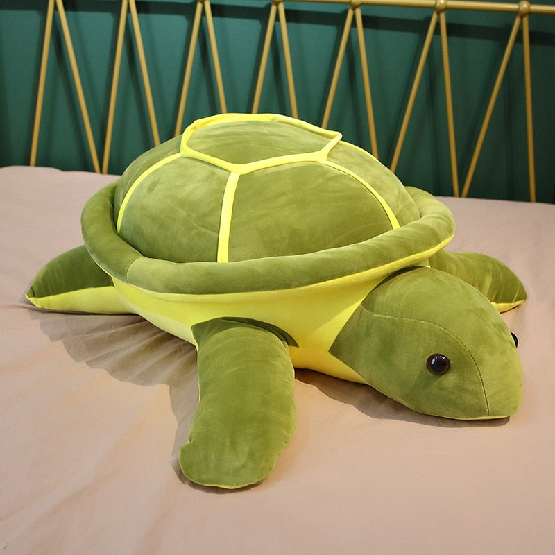 Turtle Plushie Stuffed Tortoise Sea Animal Plush Pillow – Squishy Plushies